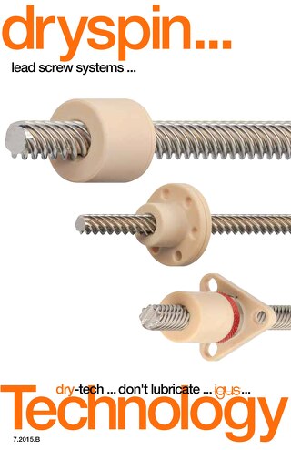 dryspin Lead Screw Systems Brochure | igus® Engineer's Toolbox